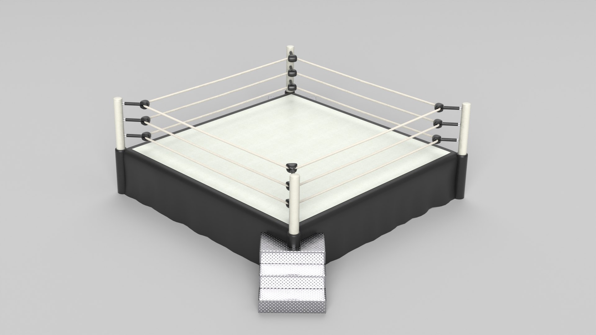 Wrestling Ring 3D Model - TurboSquid 2156423