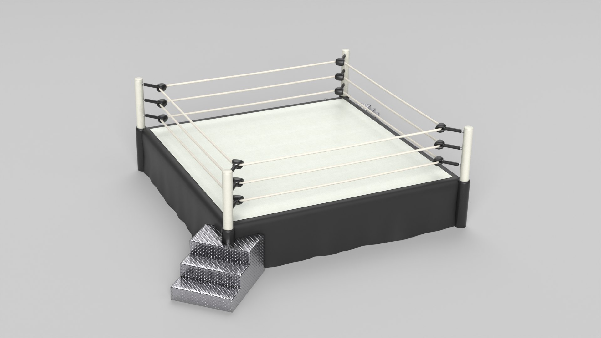 Wrestling Ring 3D Model - TurboSquid 2156423