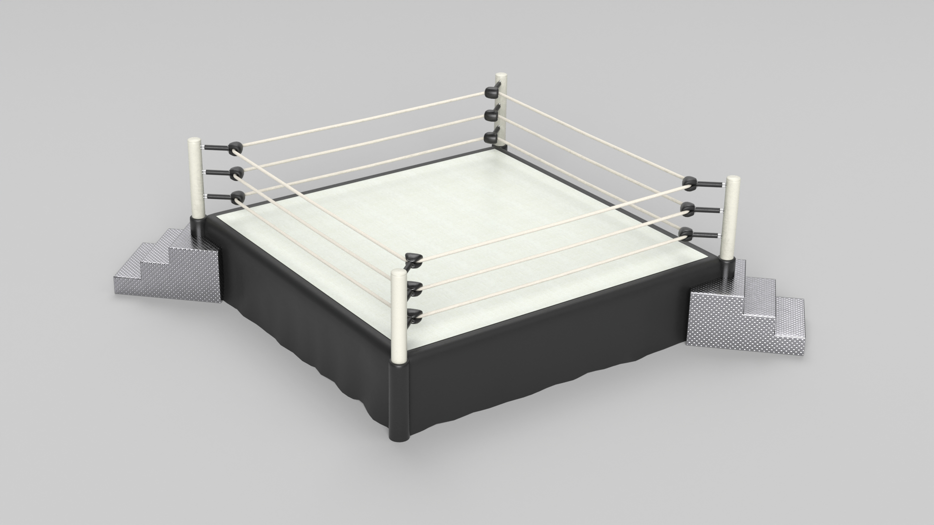 Wrestling Ring 3D Model - TurboSquid 2156423