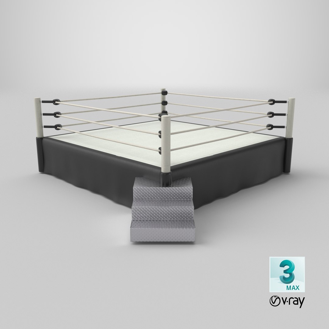 Wrestling Ring 3D Model - TurboSquid 2156423