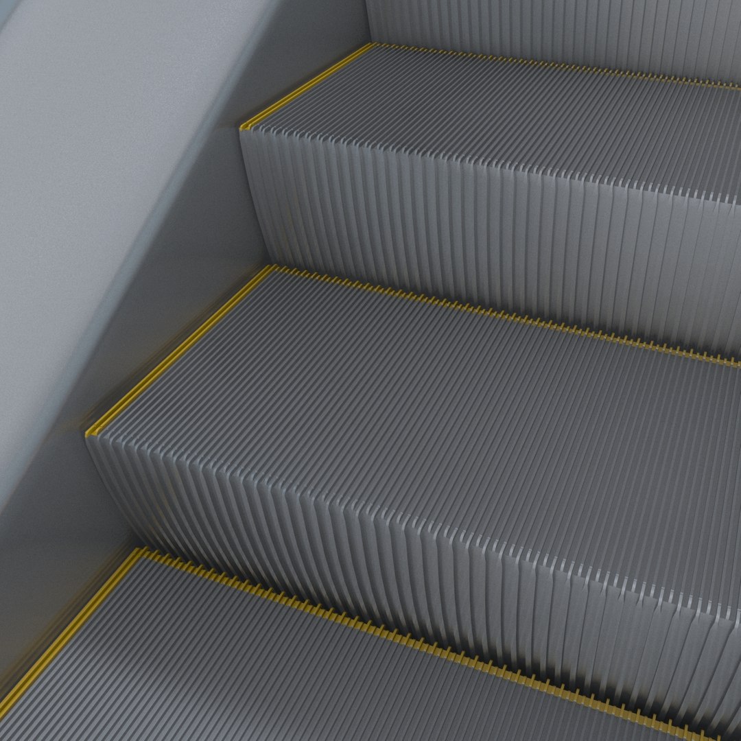 3d Model Escalator Animation