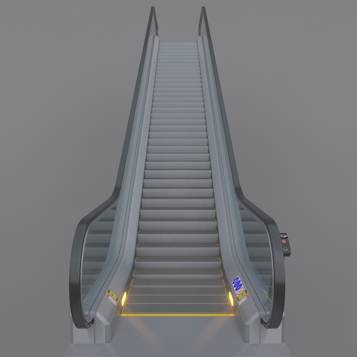 3d model escalator animation