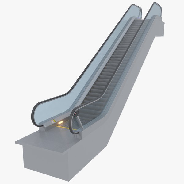 3d model escalator animation