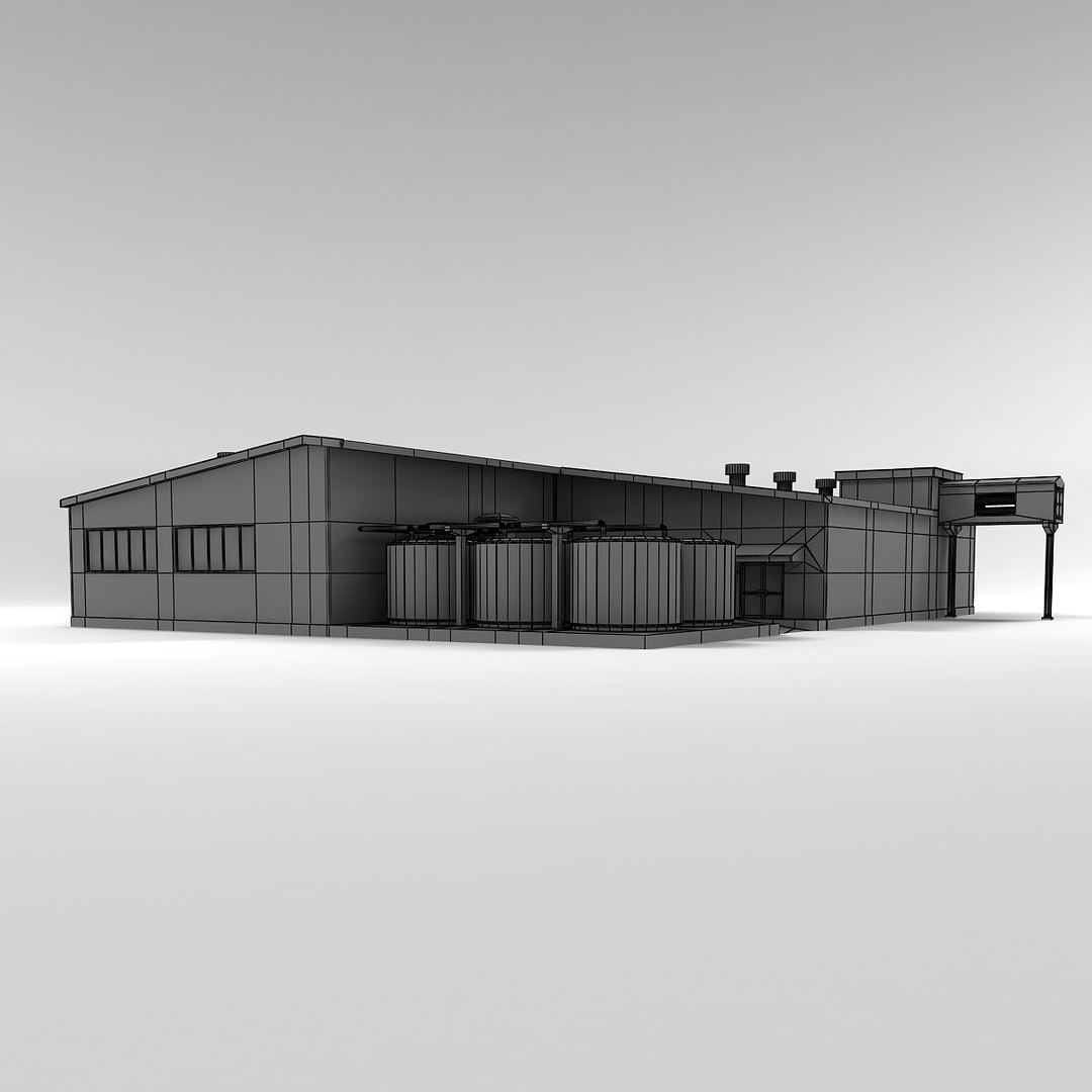 3d Model 04 Building Industrial