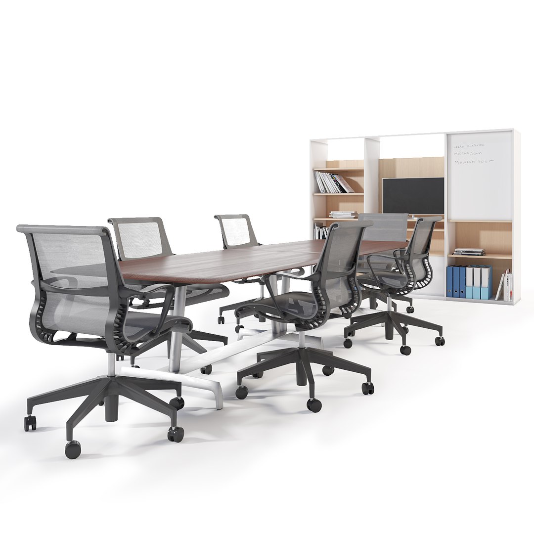 3D Model Meeting Table - TurboSquid 1394344