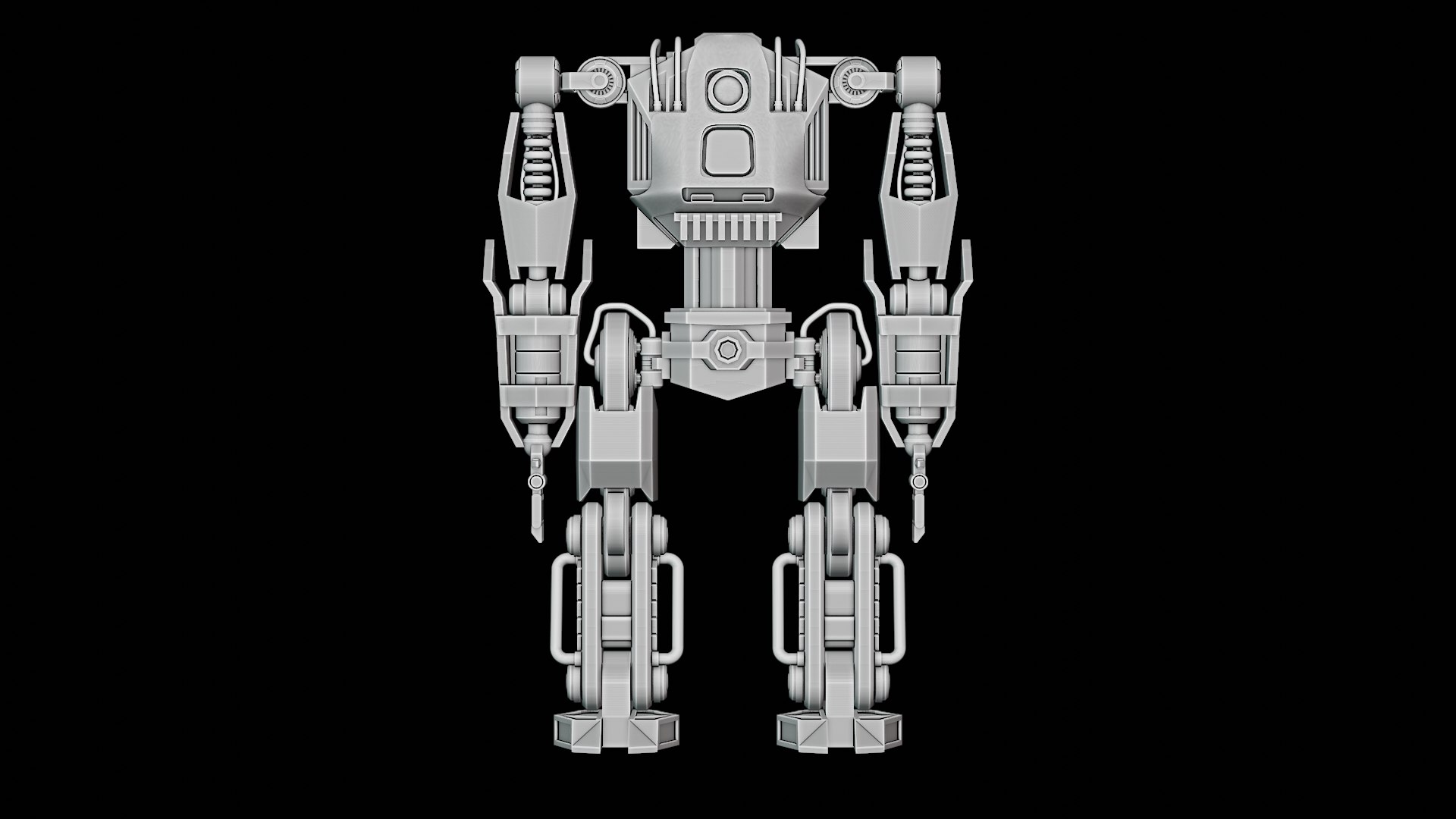 3D Gaint Sci-fi Robot - TurboSquid 2081091