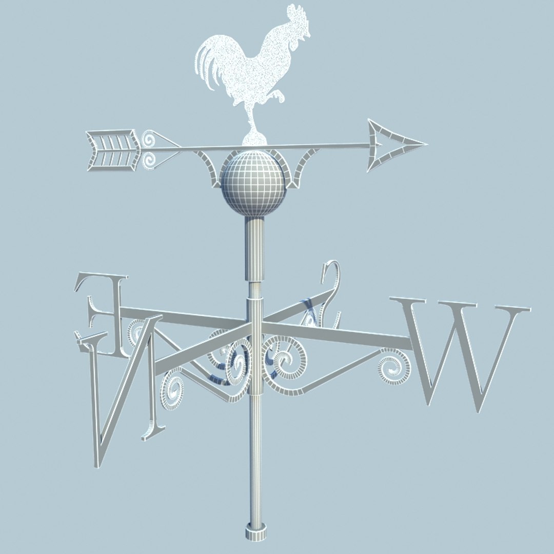 Roof Wind Vane Obj