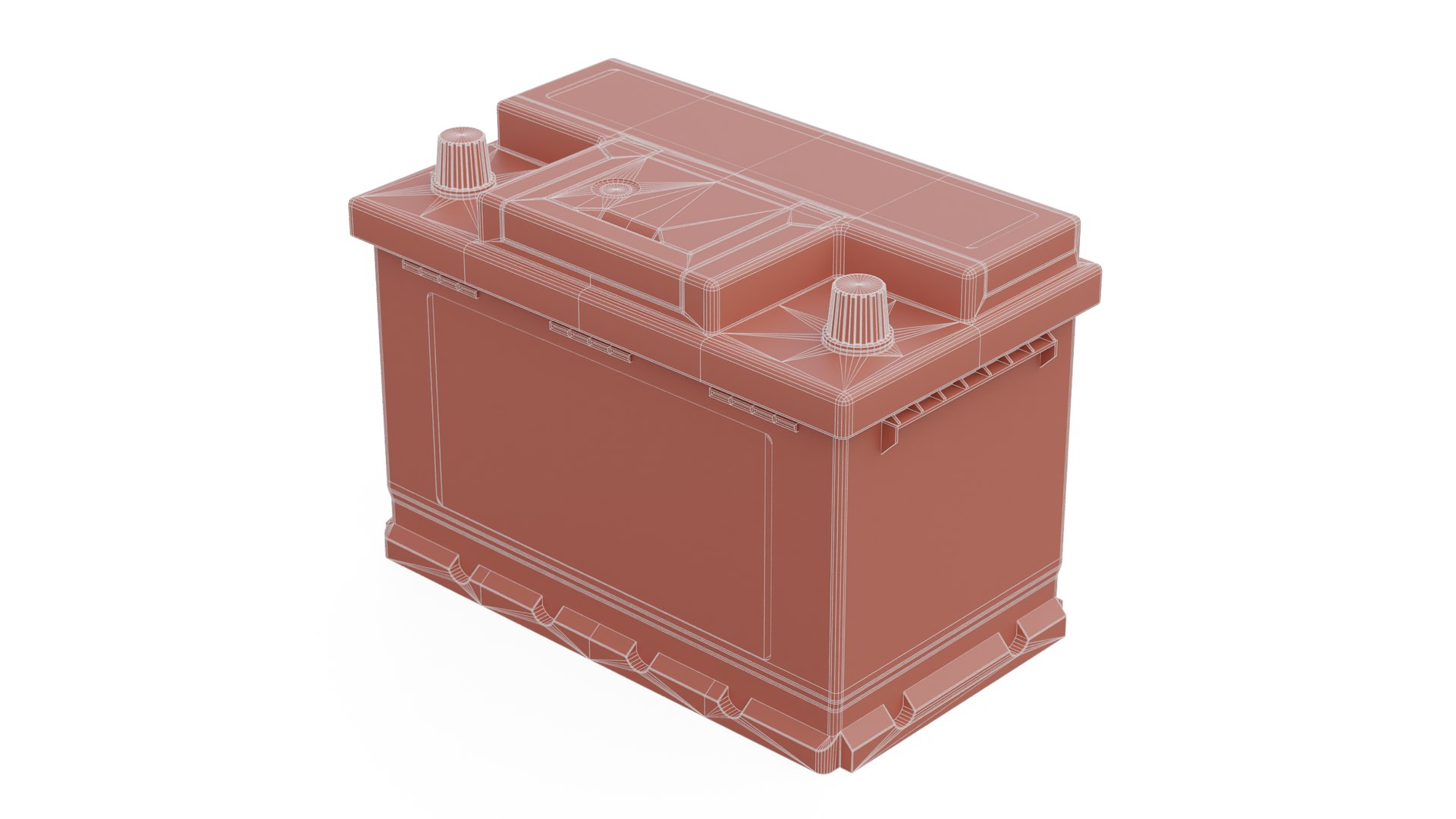 Lead Acid Battery 3D Model - TurboSquid 2416327
