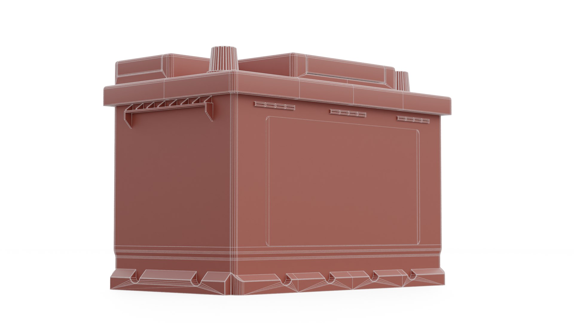 Lead Acid Battery 3D Model - TurboSquid 2416327