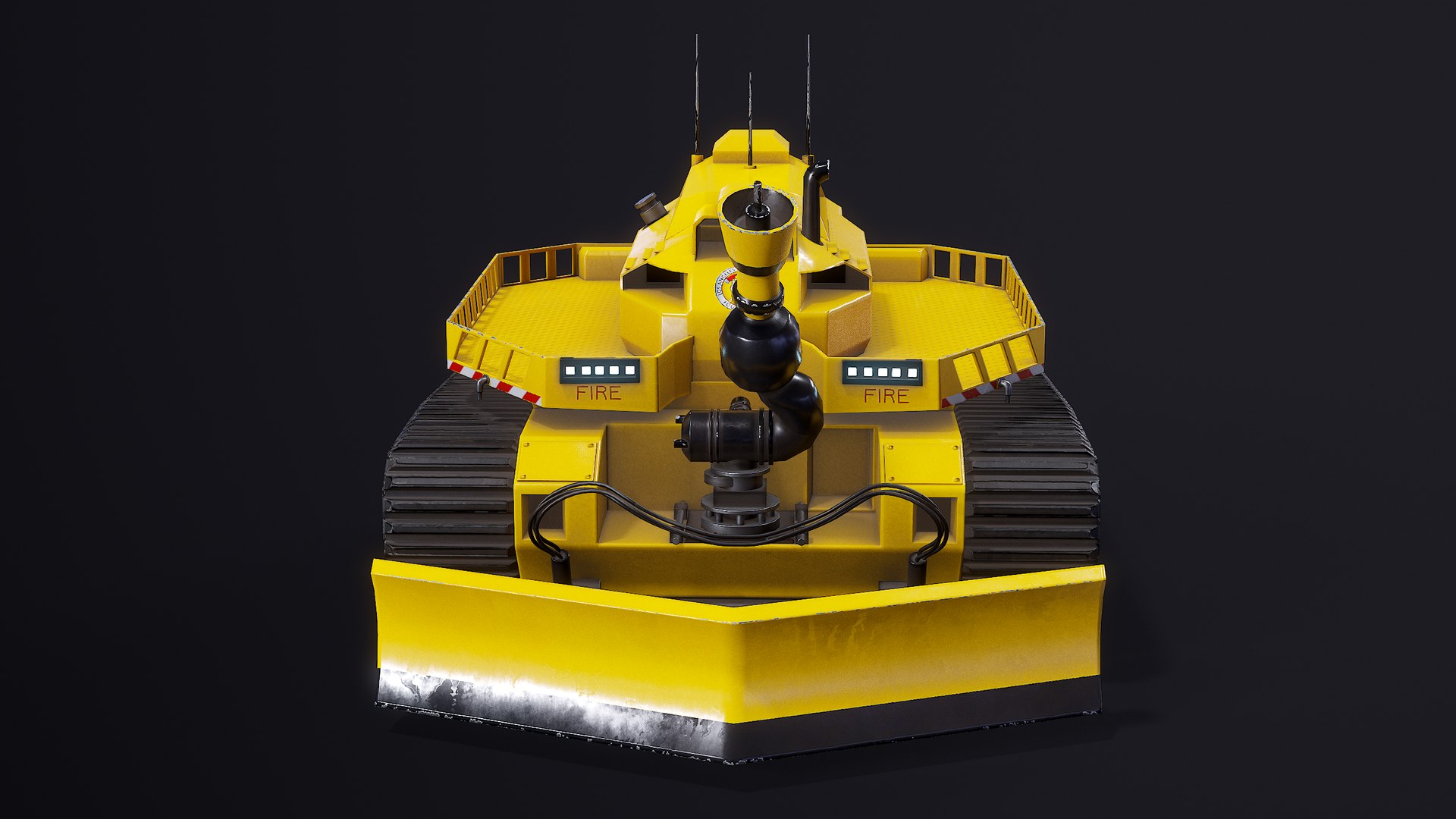 Fire Fighter Robor Thermite RS3 PBR Model - TurboSquid 1804106