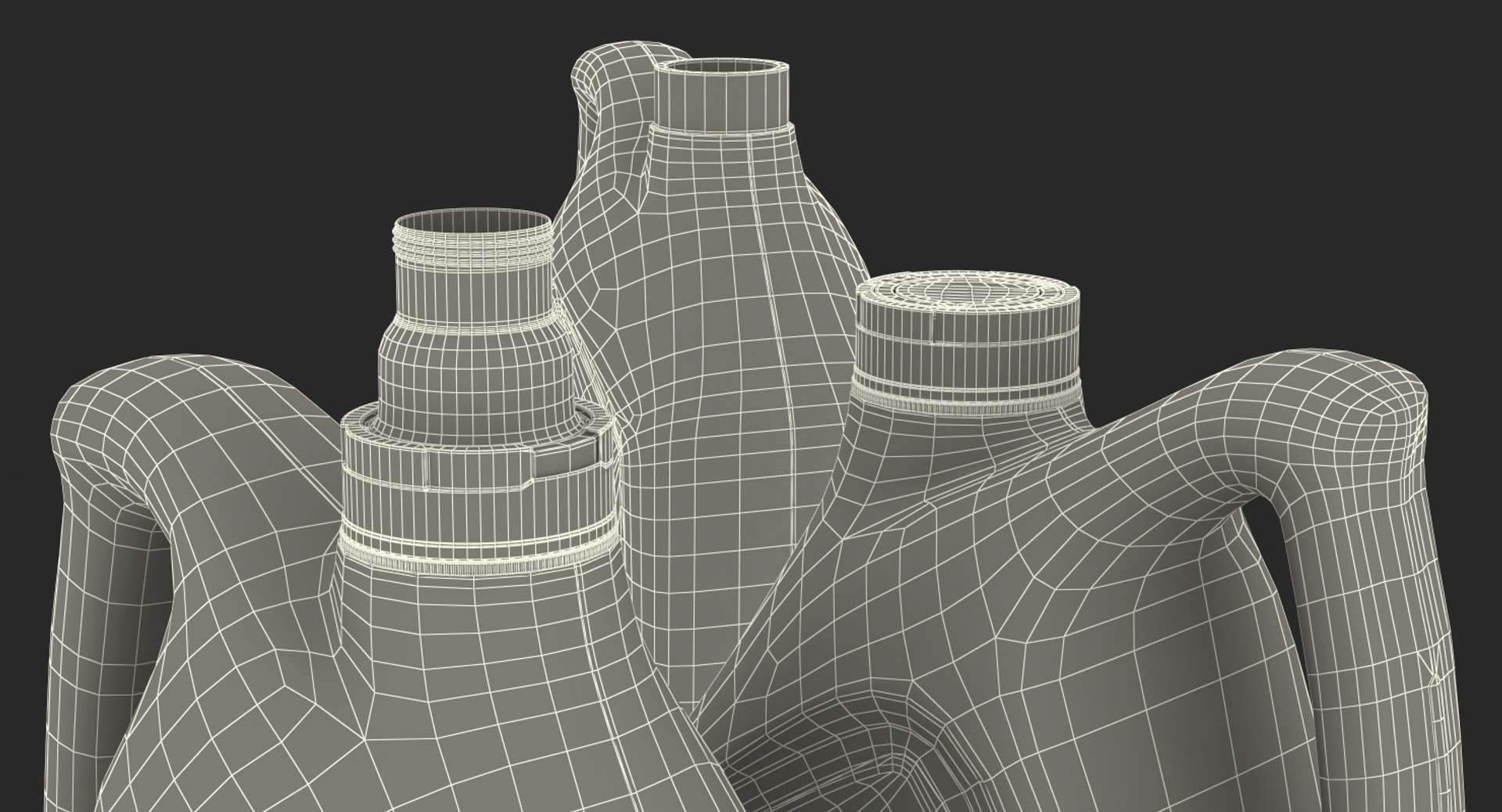3D Engine Mobil Oil Bottles - TurboSquid 1364807