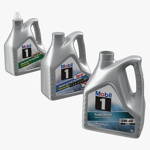 3D mobil 1 synthetic oil - TurboSquid 1364905