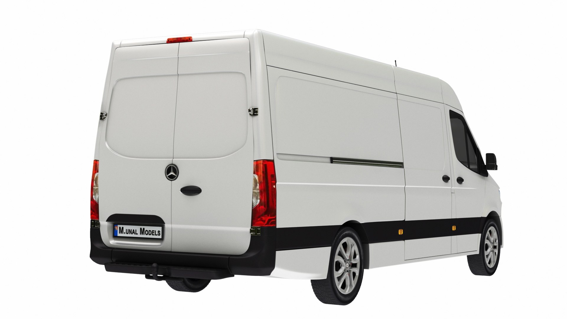 Realistic Mercedes Sprinter L3 3D Model - TurboSquid 1614128
