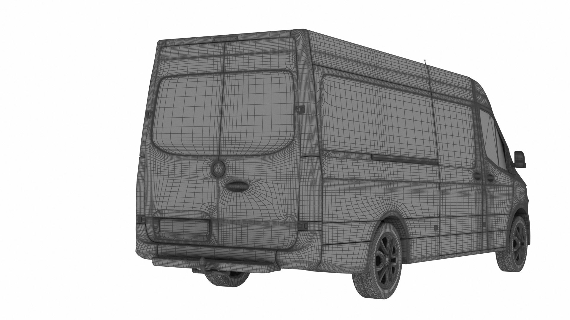 Realistic Mercedes Sprinter L3 3D Model - TurboSquid 1614128