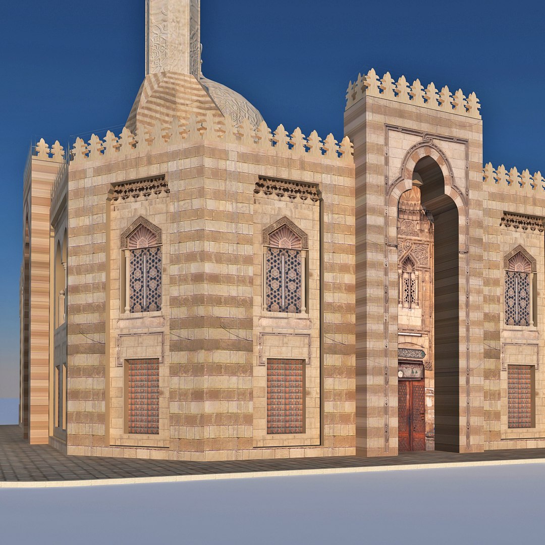 Old islamic mosque 3D model - TurboSquid 1561720