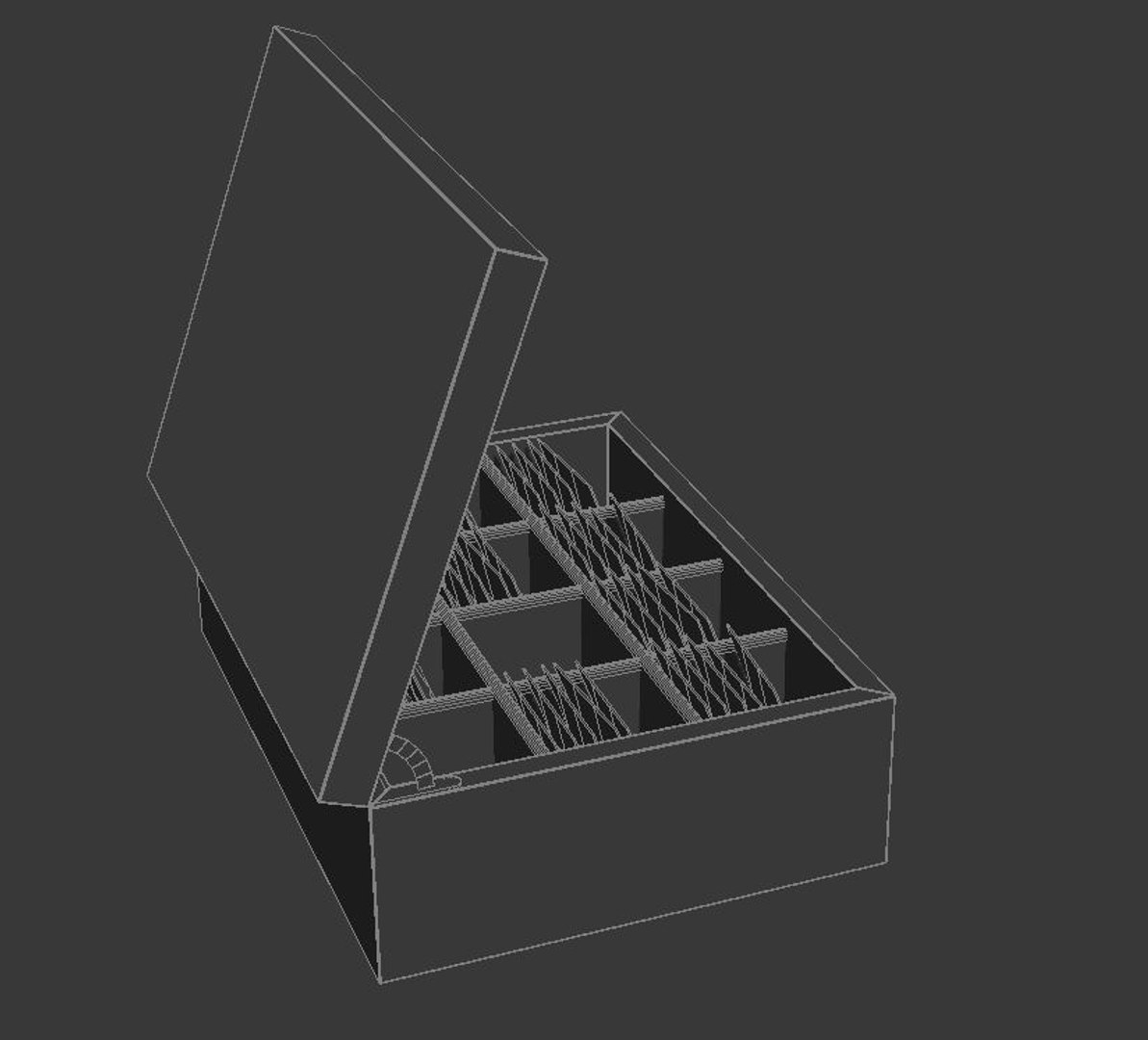 Teabag Box 3d Model
