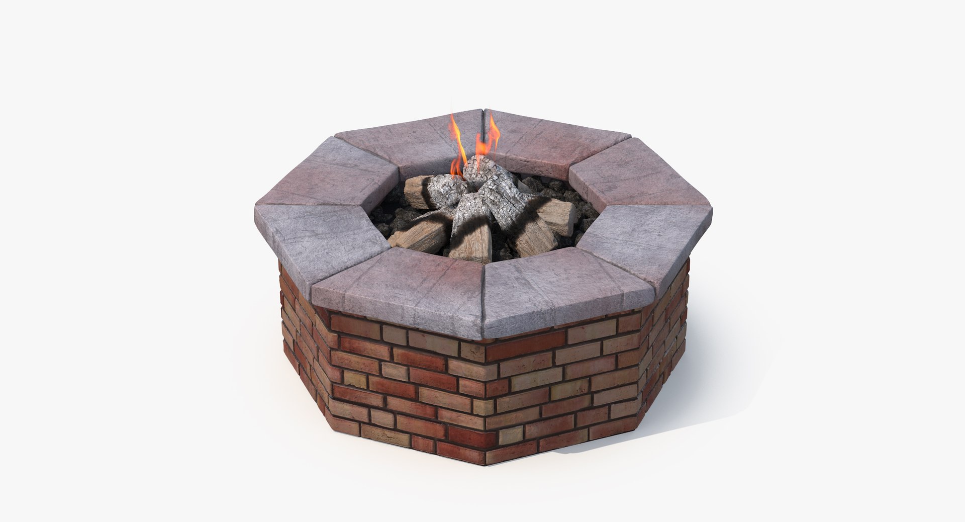Brick Pit 3d Model