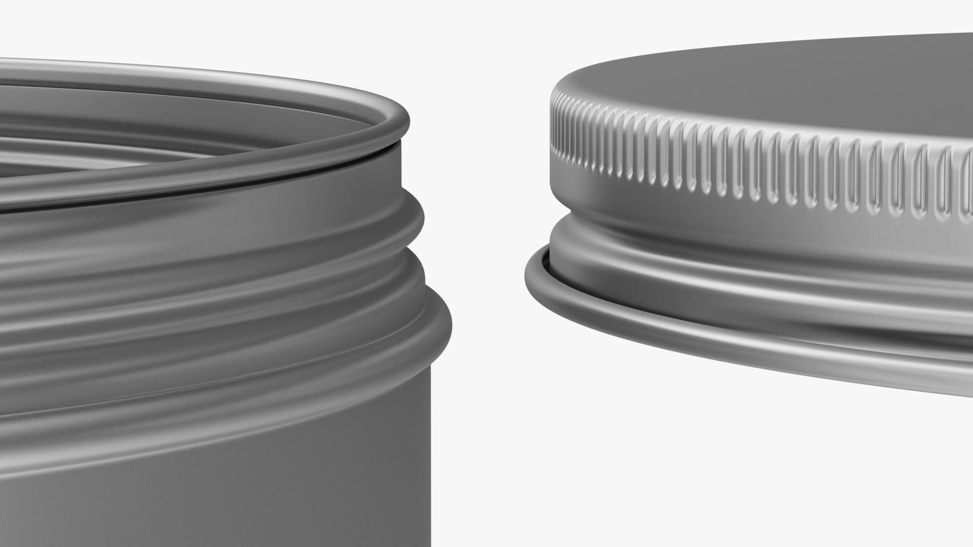 150ml Aluminium Jar Model - TurboSquid 1517036