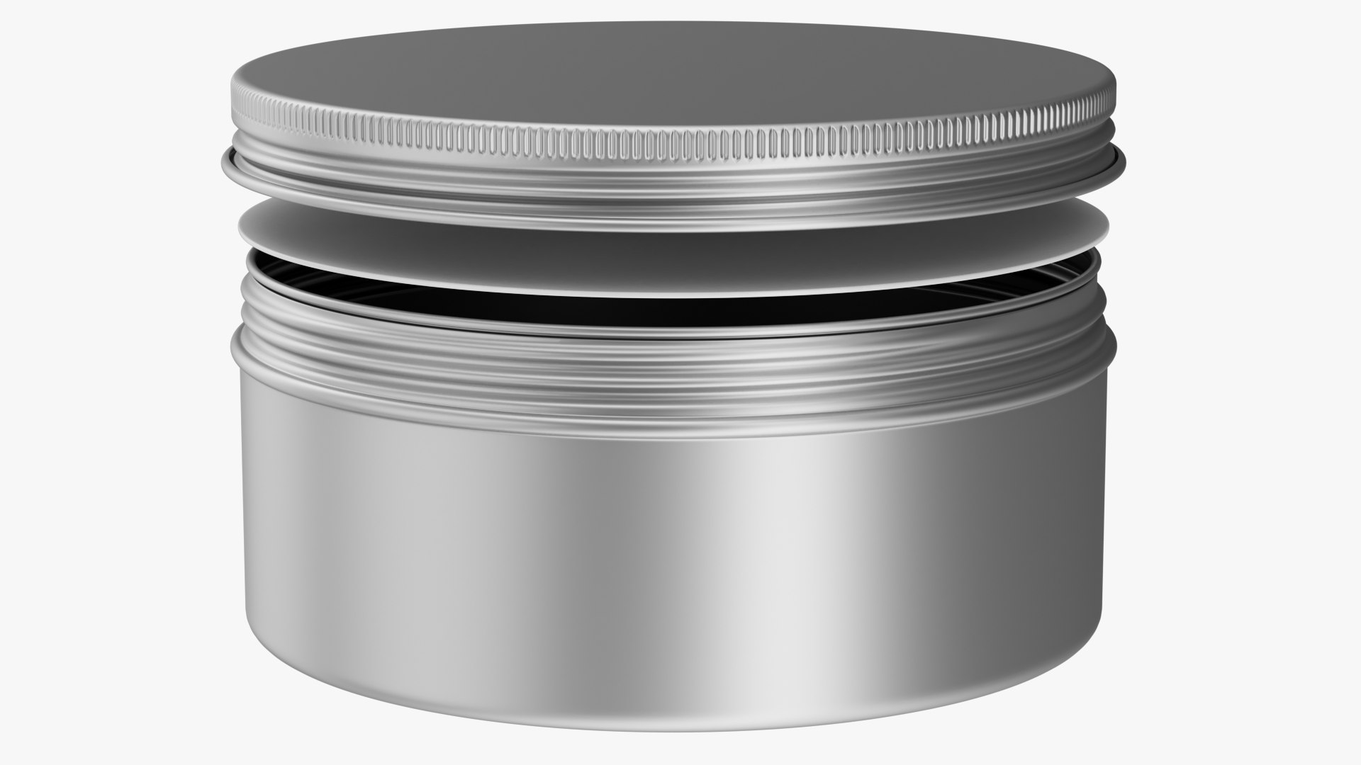 150ml Aluminium Jar Model - TurboSquid 1517036