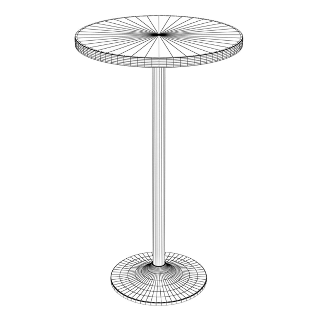 3d model bar table