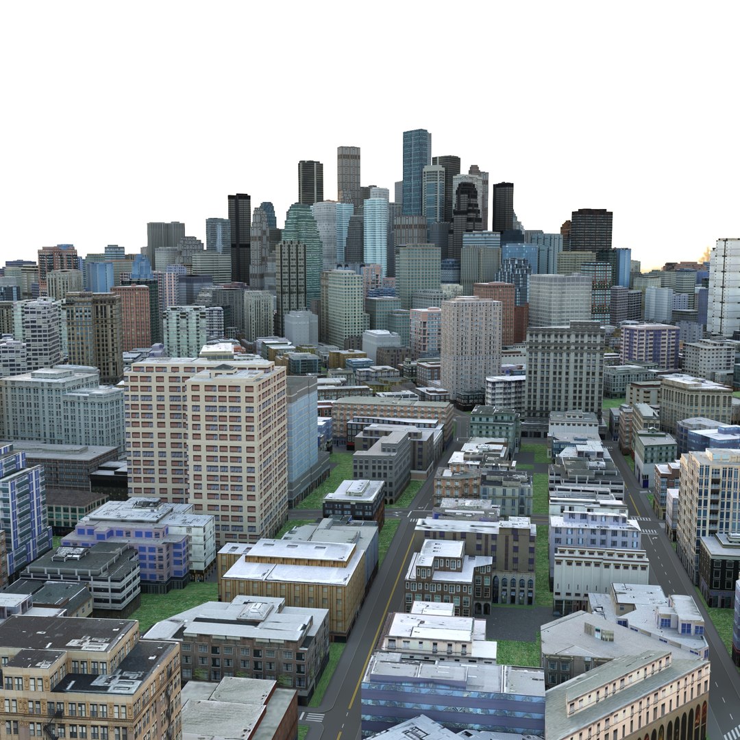 City 74 3D Model - TurboSquid 2036723