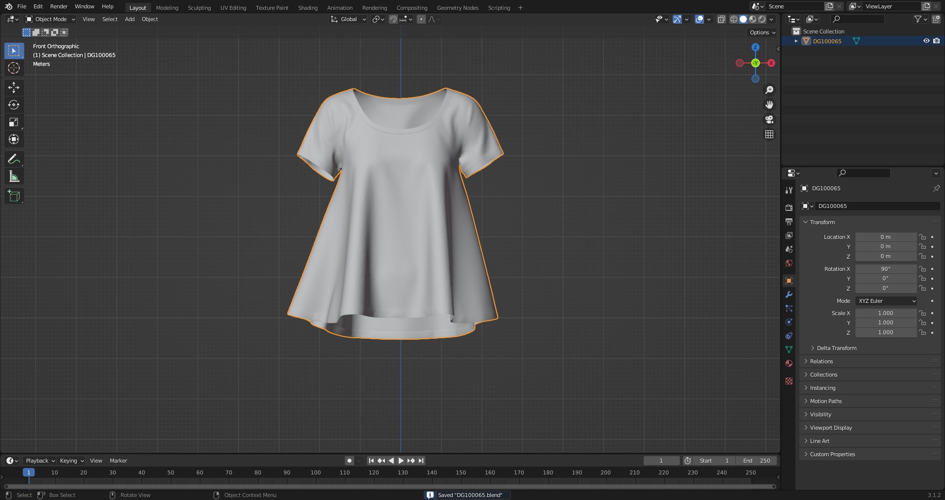 3D Women Basic Short Sleeve Crop Top - TurboSquid 1926295