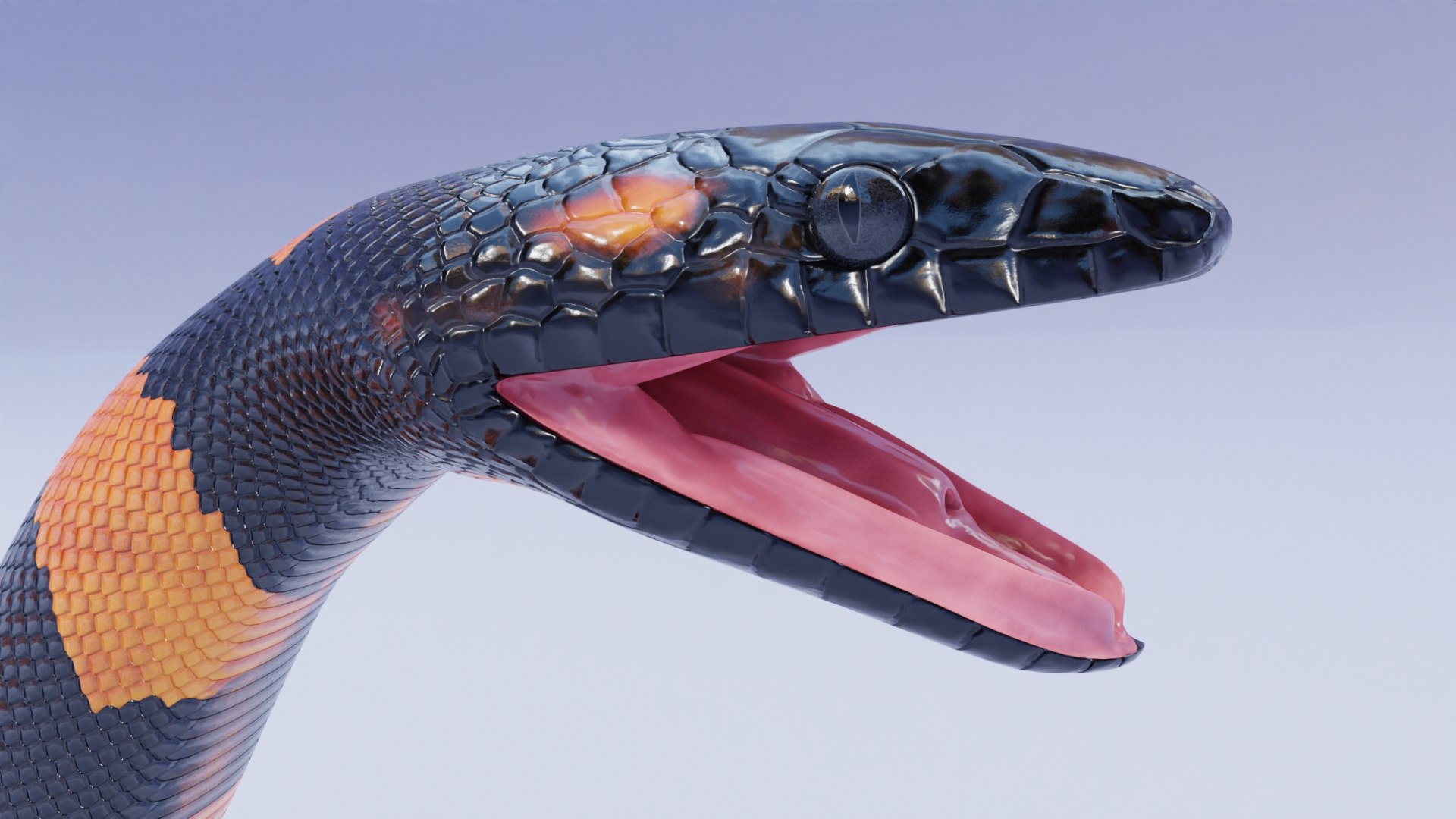 3D Animated Bismarck Ringed Python - TurboSquid 1950247