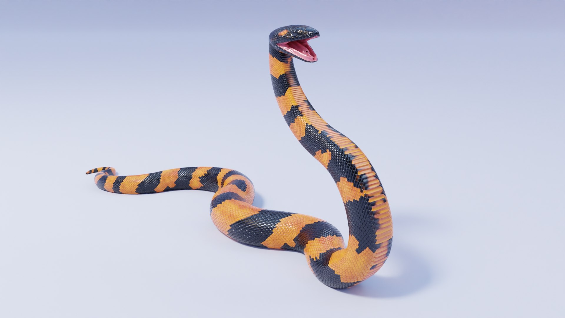 3D Animated Bismarck Ringed Python - TurboSquid 1950247