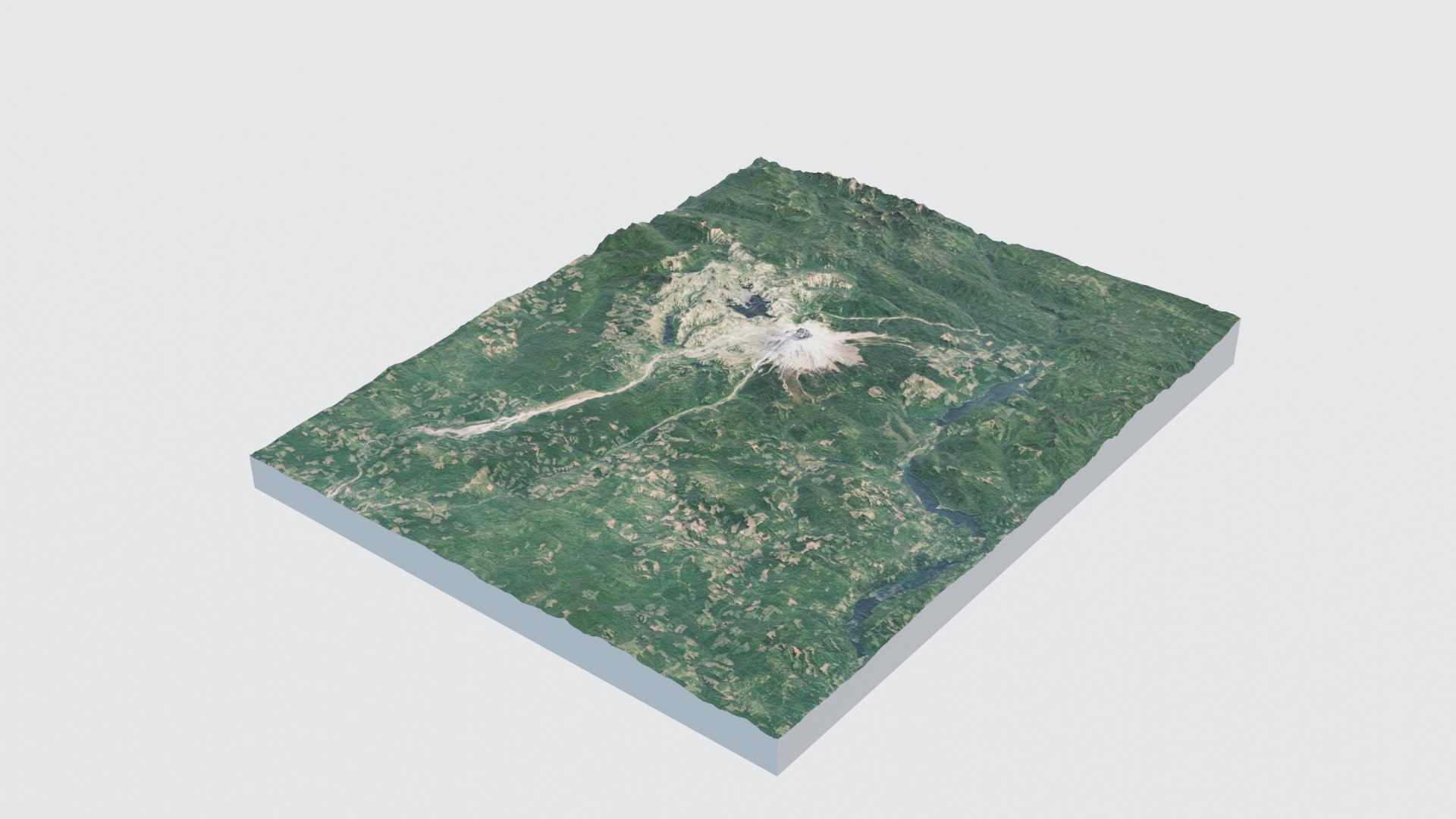 St Helens Mountain Miniature 3D 모델 - TurboSquid 2048015