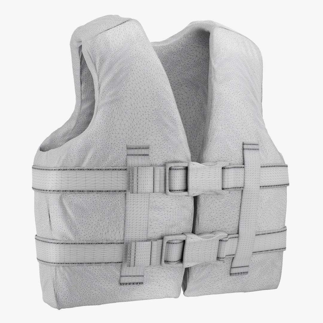 3D Life Vest Model - TurboSquid 1616035