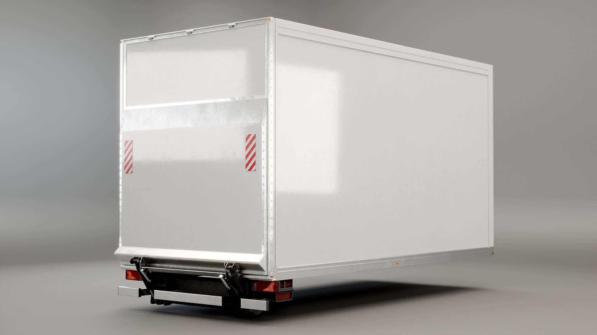 3D Tail Lift Box Van Struxture - TurboSquid 2294592