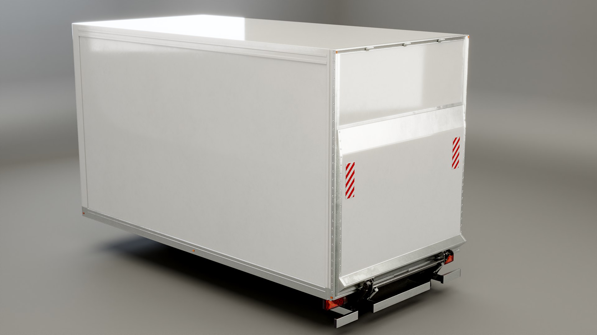 3D Tail Lift Box Van Struxture - TurboSquid 2294592