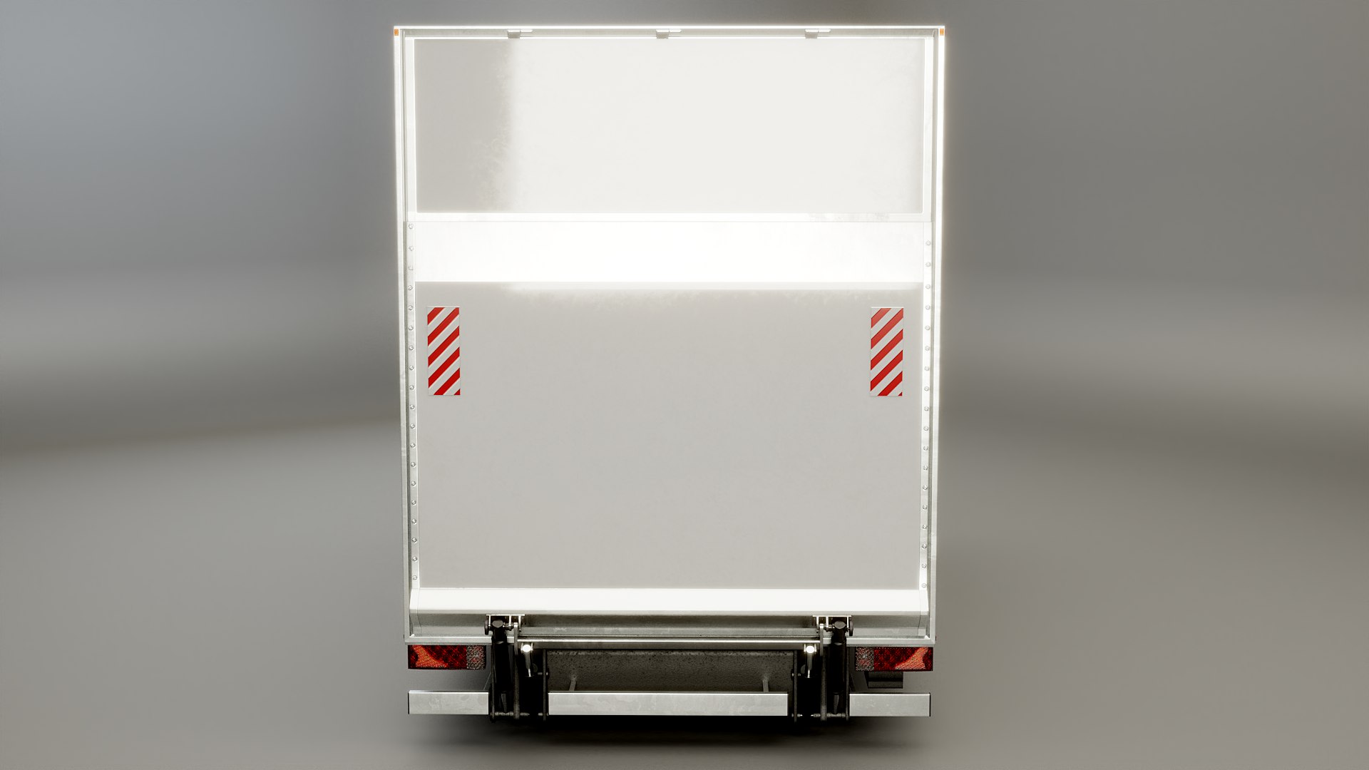 3D Tail Lift Box Van Struxture - TurboSquid 2294592