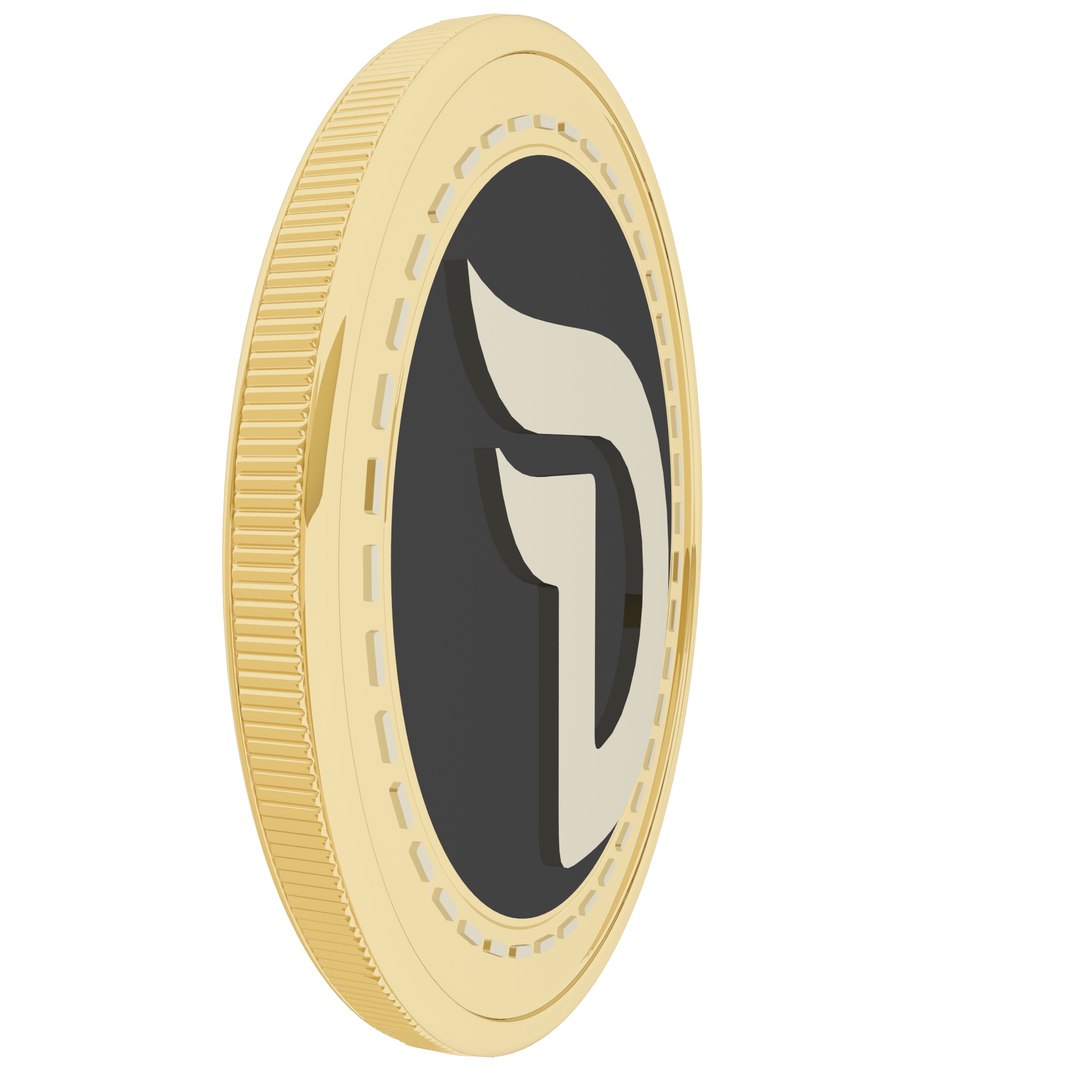 Divi Exchange Token Cryptocurrency Gold Coin Model - TurboSquid 1849134