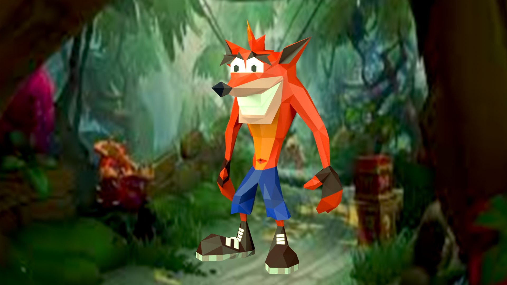 modelo 3d PlayStation - Crash Bandicoot - TurboSquid 2087946