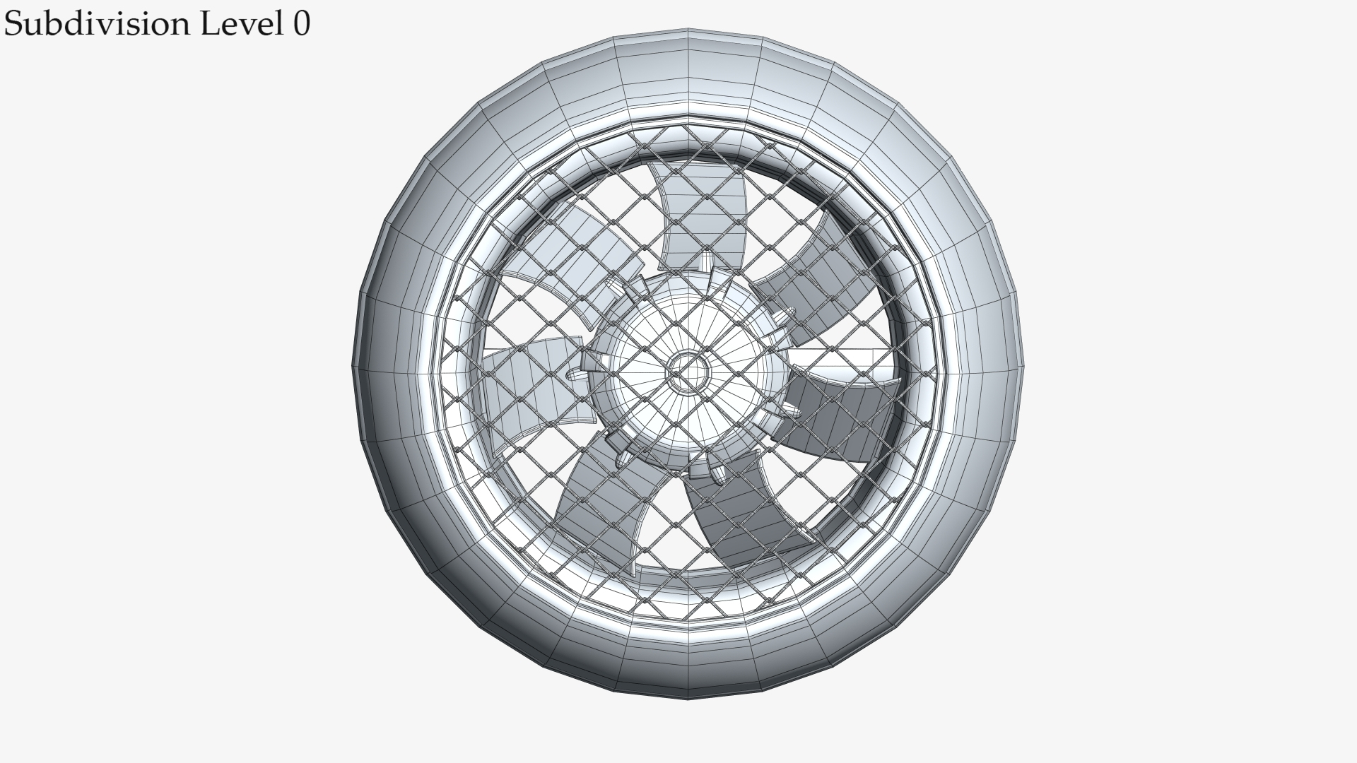 3d Model Indoor Fan
