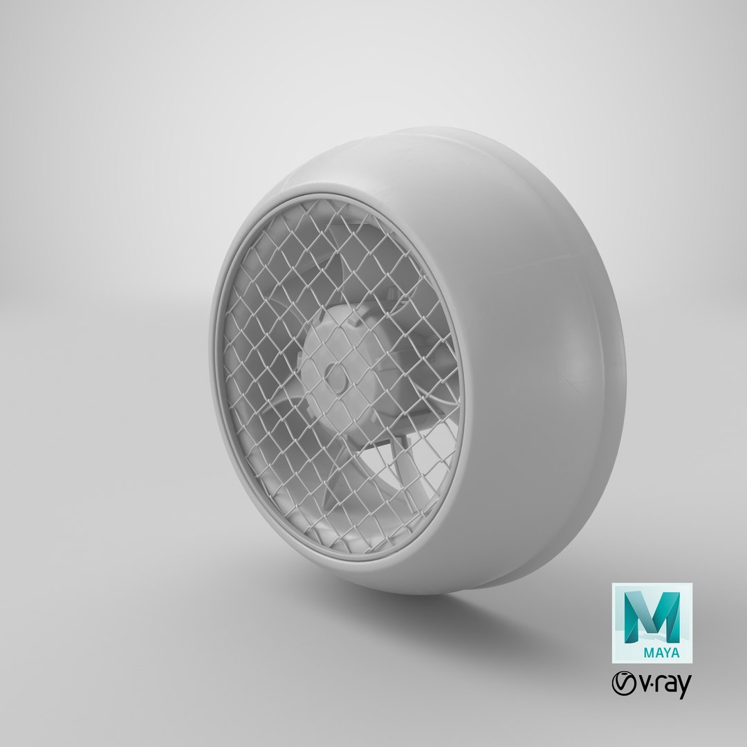3d model indoor fan