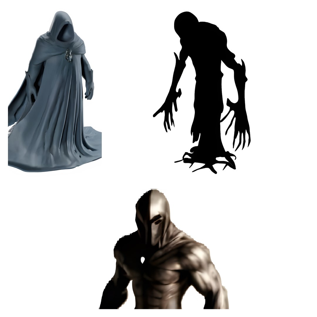 3D Mystic Guardian - Hooded Sentinel Statue - TurboSquid 2301070