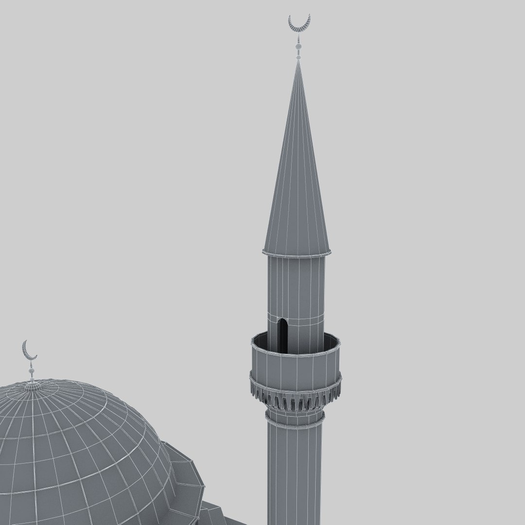 Shaheed Mosque 3d Model