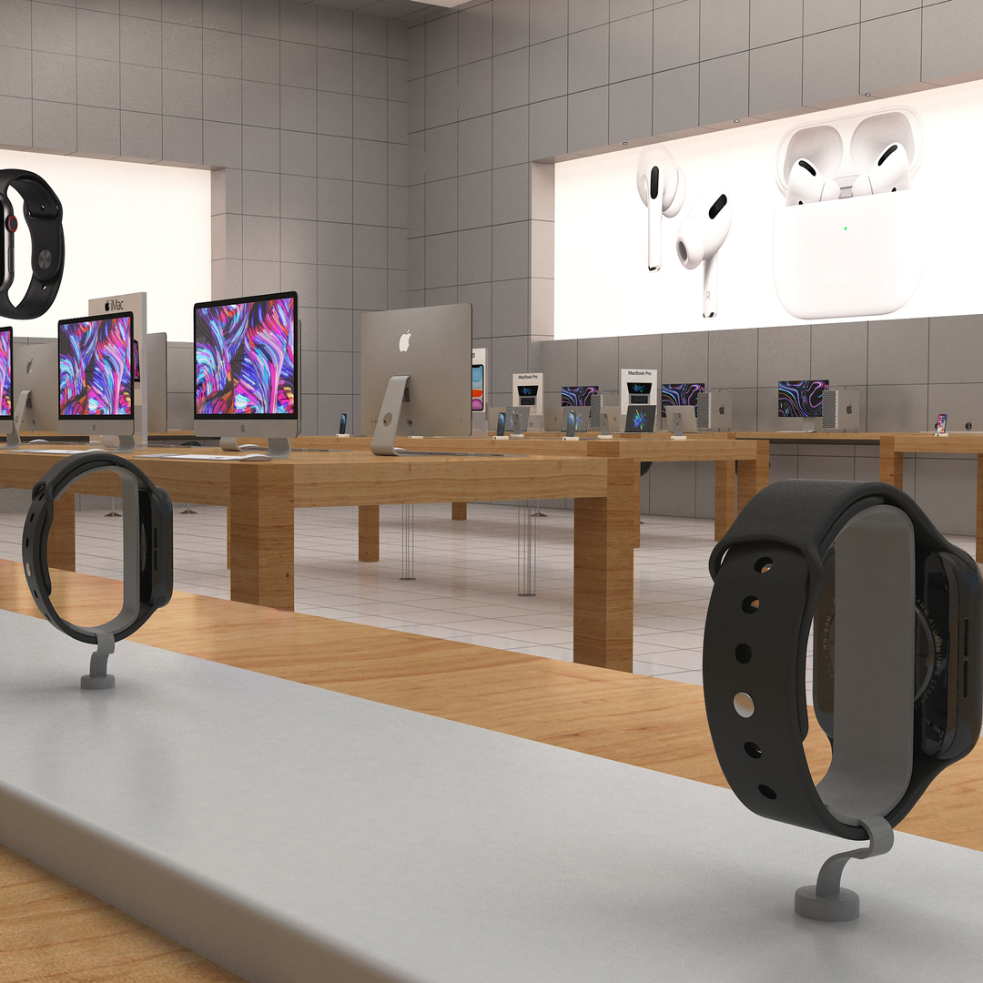 3D apple store model - TurboSquid 1485940