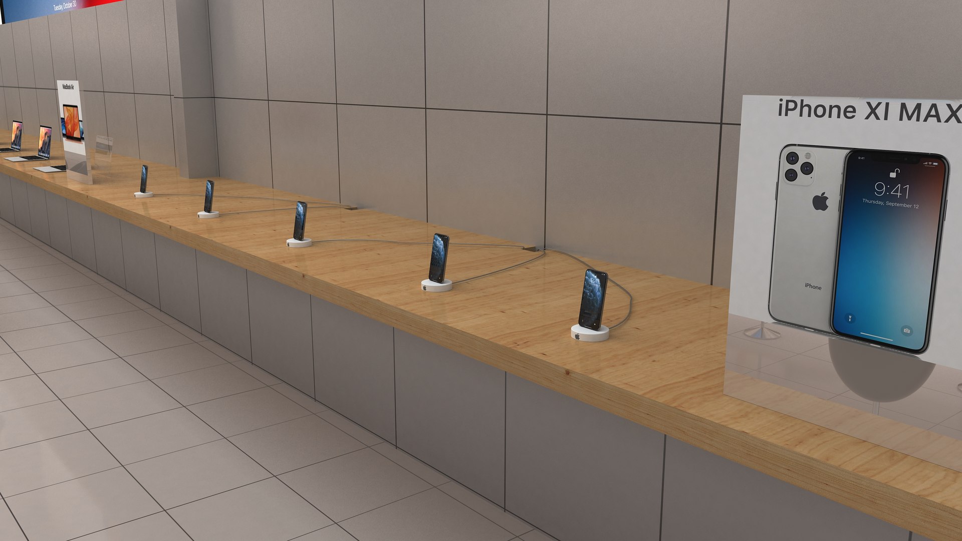 3D apple store model - TurboSquid 1485940