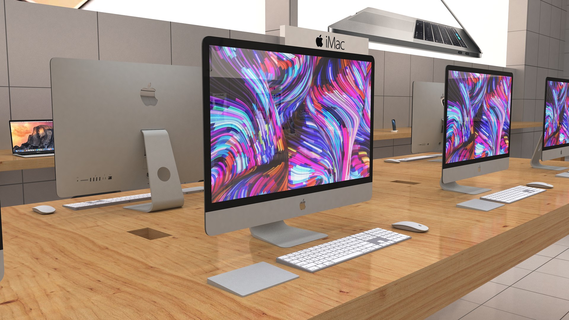 3D Apple Store Model - TurboSquid 1485940
