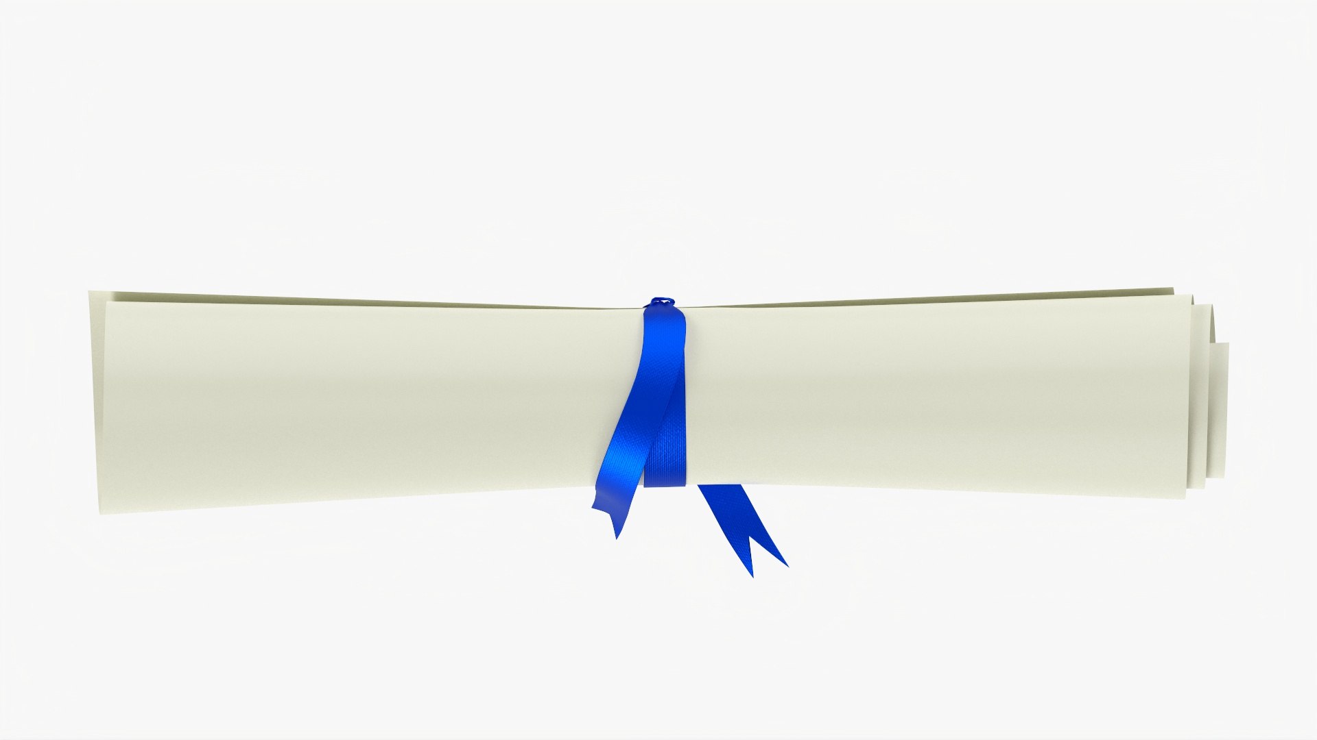 Scroll Tied With Ribbon 3D - TurboSquid 1766372