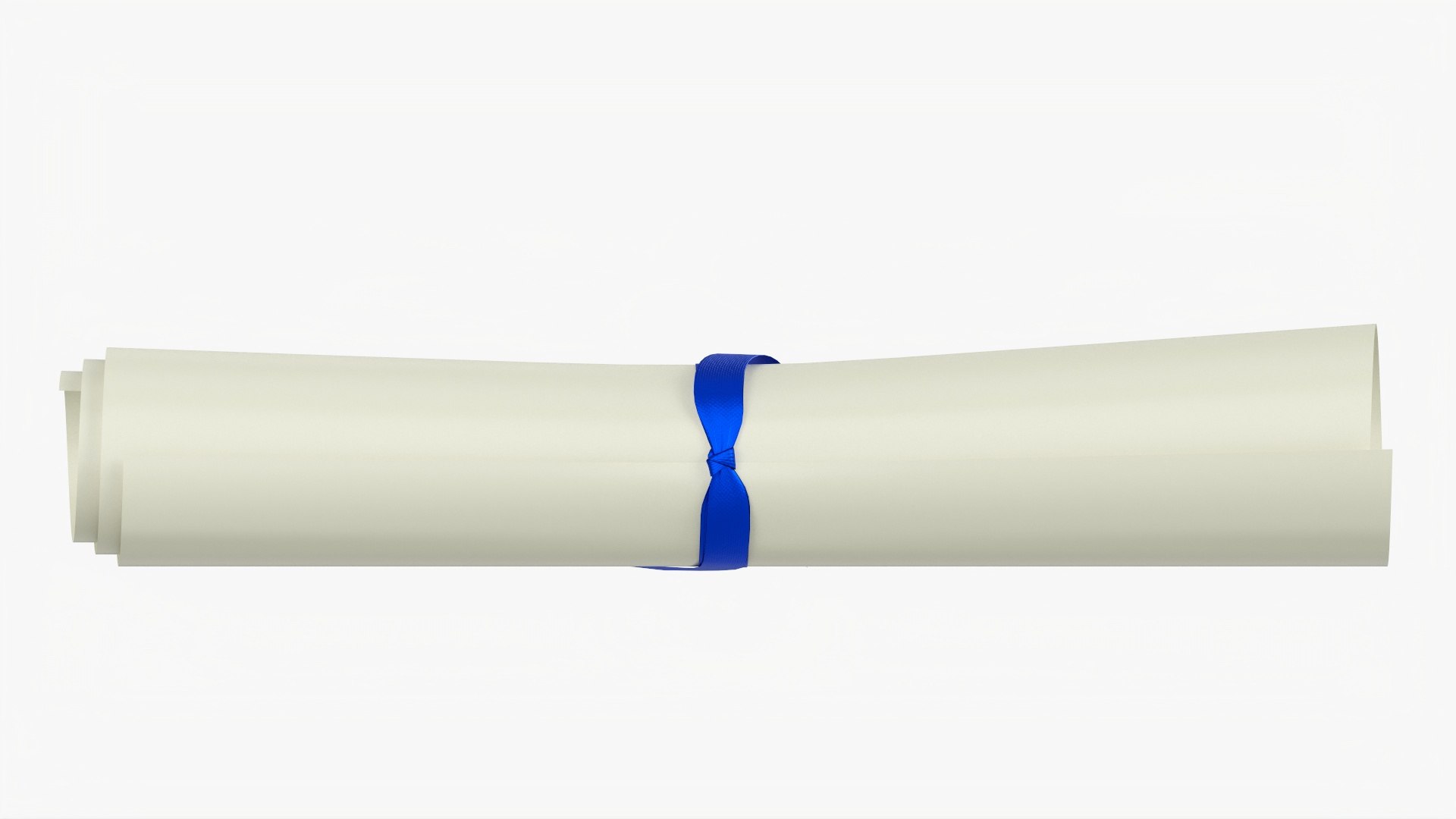Scroll Tied With Ribbon 3D - TurboSquid 1766372