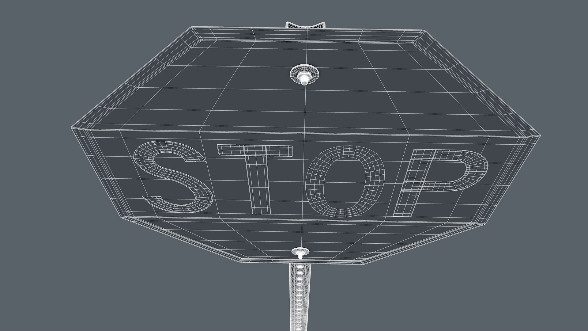 Stop Sign Model - TurboSquid 2045060