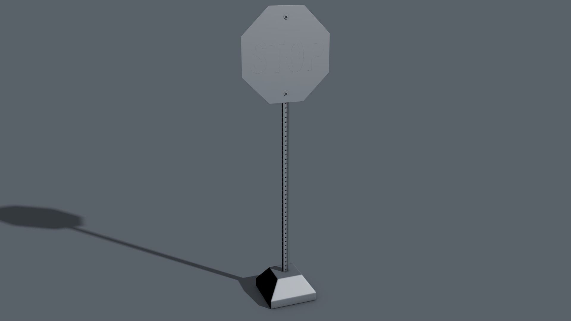 Stop Sign Model - TurboSquid 2045060