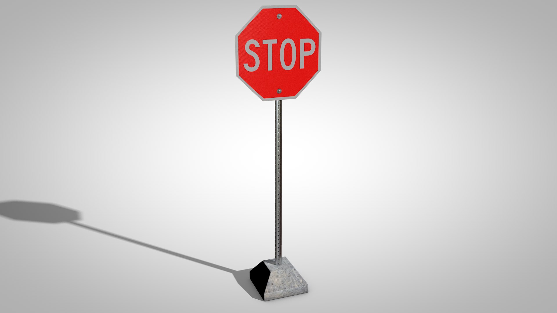 Stop Sign Model - TurboSquid 2045060