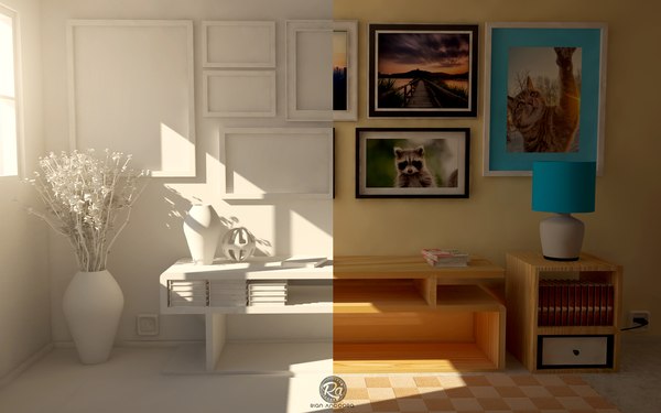c4d living room