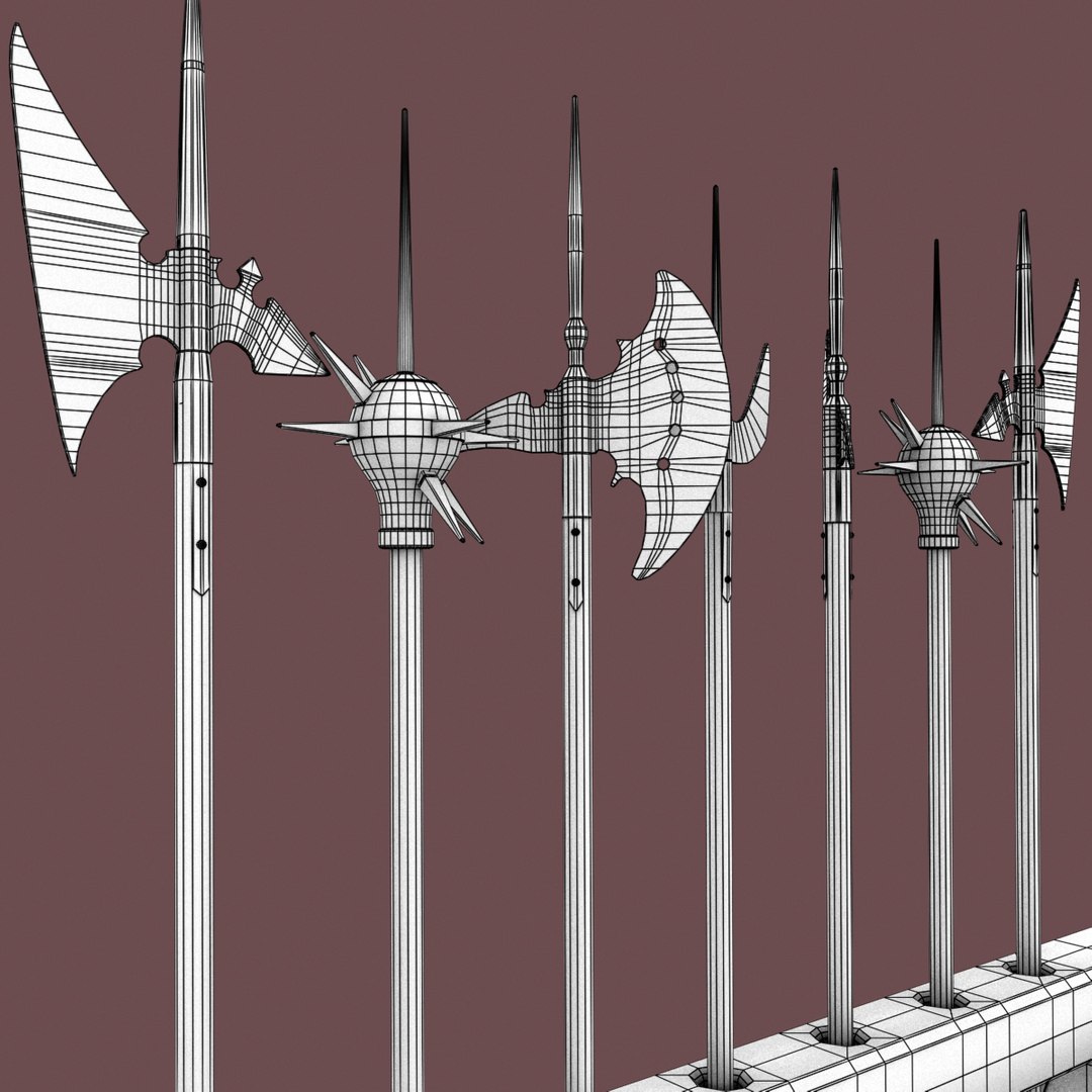 Medieval Weapons 3d Model
