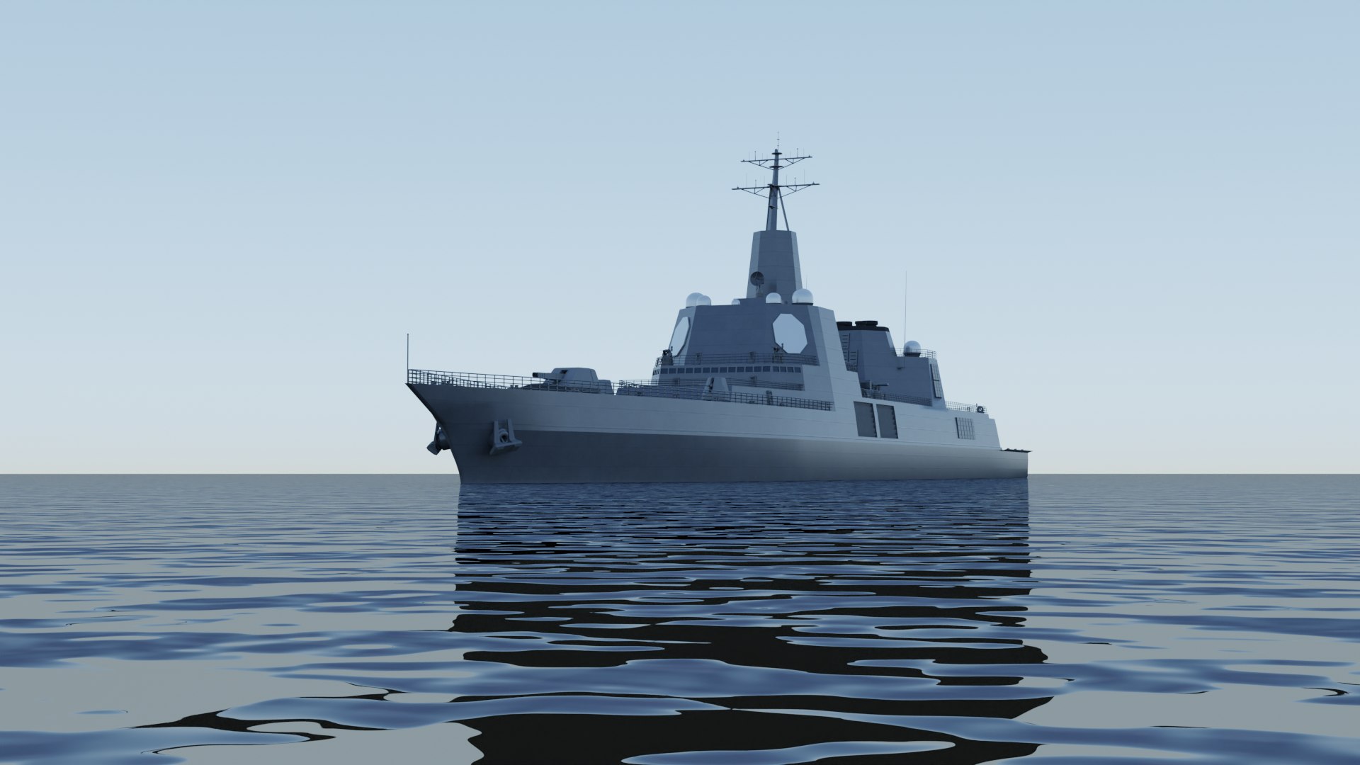 American Next Generation Ship Trump-class Battleship 3D Model ...